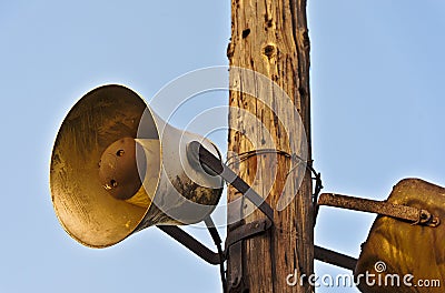 Altes Megaphon Stockfoto - Bild: 15546830