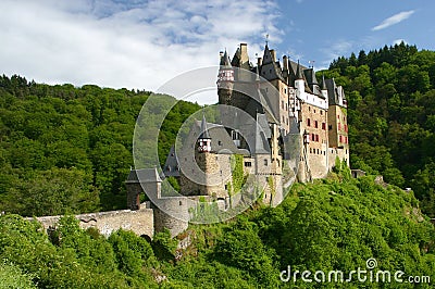 Altes Schloss. Rhein River Valley Lizenzfreies Stockbild - Bild: 2145176