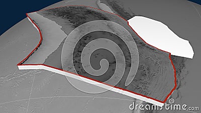 Altiplano Tectonic Plate. Elevation Stock Video - Video of ocean ...