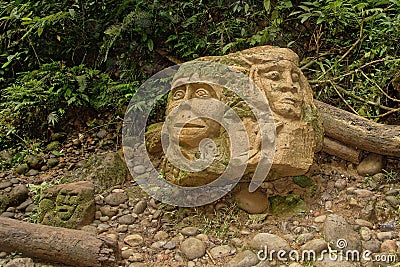Amazon Rainforest Indian Tribe Carving Royalty Free Stock Images ...