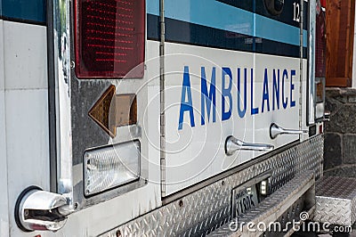 Emergency Rescue Ambulance Header Stock Image - Image of header, rescue ...