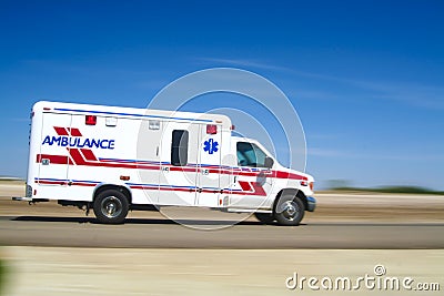Ambulance Responding To A Call Stock Photography - Image: 4783392
