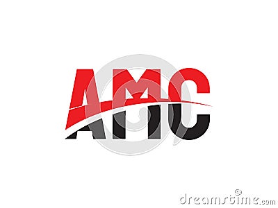 AMC Letter Initial Logo Design Vector Illustration | CartoonDealer.com ...