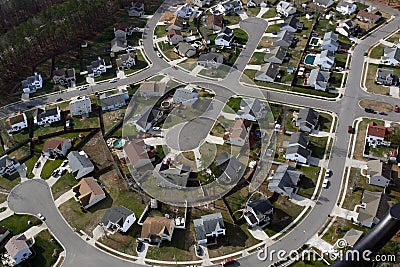 American Culdesac Aerial Royalty Free Stock Photo - Image: 14270365