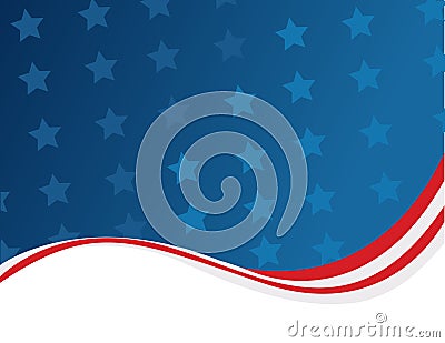 American Flag Background Cartoon Vector | CartoonDealer.com #9765221
