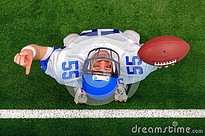 American Football Touchdown Celebration Royalty Free Stock Photo ...