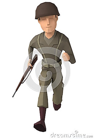 American GI Royalty-Free Stock Photography | CartoonDealer.com #68371391