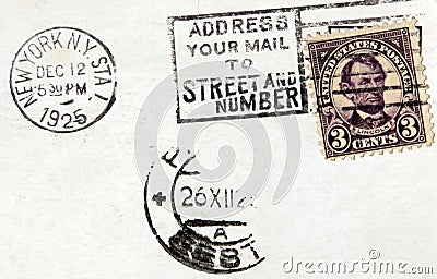 American Stamp Editorial Image | CartoonDealer.com #25610734