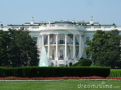 American White House Royalty Free Stock Image - Image: 740126