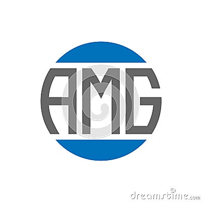 AMG Letter Logo Design On White Background. AMG Creative Initials ...