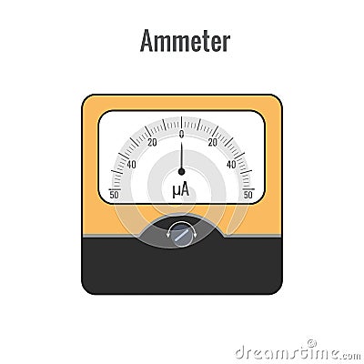 Ammeter Is A Physical Device For Measuring The Current In The ...