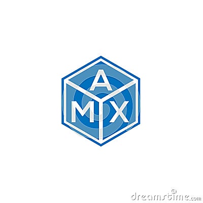 AMX Letter Logo Design On Black Background. AMX Creative Initials ...