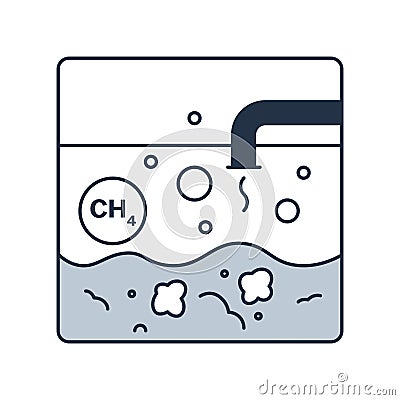 Anaerobic Digester Vector Icon, Biogas Production | CartoonDealer.com ...