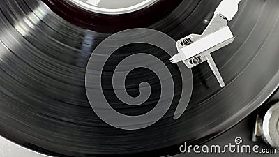 Analog Disc Player with Long-playing Disc Stock Video - Video of disk ...