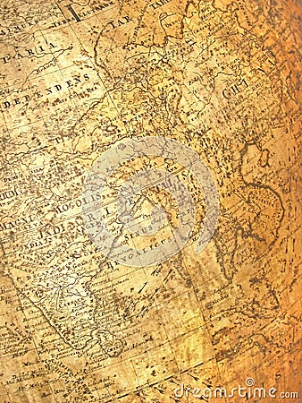 Ancient Aged Map Stock Photo | CartoonDealer.com #8150934