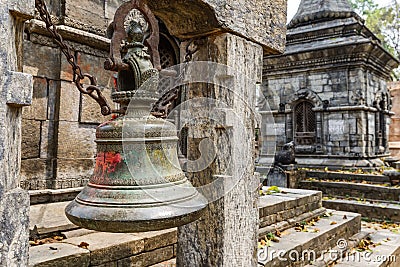 Ancient Bell At Pashupatinath Royalty-Free Stock Photo | CartoonDealer ...