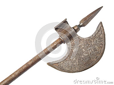 Ancient Engraved Battle Axe Stock Image | CartoonDealer.com #4314421