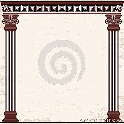 Ancient Greek Background. Vector Illustration | CartoonDealer.com ...
