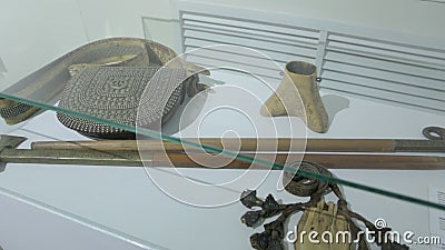 Ancient Hunting Weapons stock video. Video of ancient - 119531403