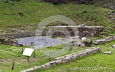 Ancient Megalopolis At Arkadia, Greece Royalty Free Stock Photo - Image ...