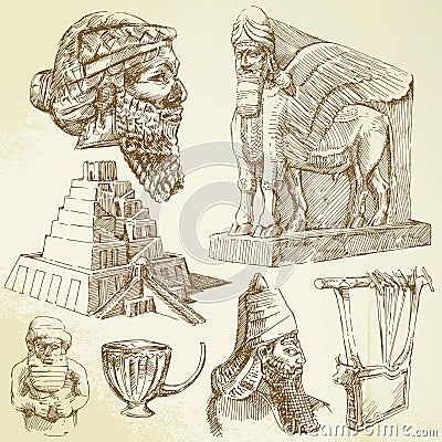 Ancient Mesopotamian Art Stock Image - Image: 23643461