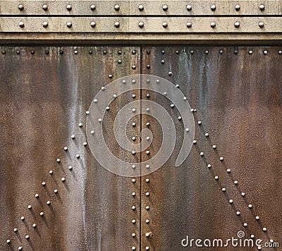 Ancient Metal Wall Texture Royalty-Free Stock Photo | CartoonDealer.com ...