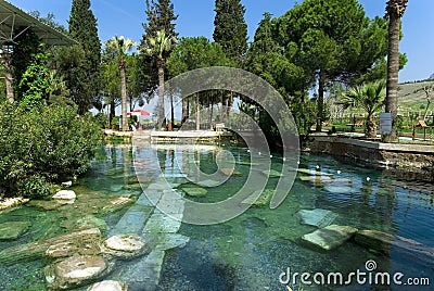 Ancient Pool In Pamukkale. Stock Photo | CartoonDealer.com #56883133