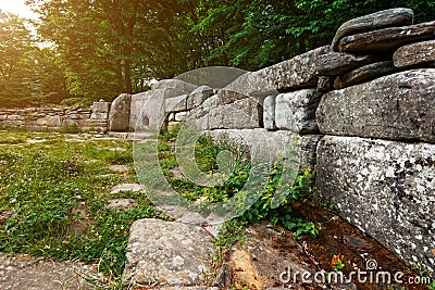 Ancient Tiled Dolmen In The Valley Of The River Jean. Monument Of ...