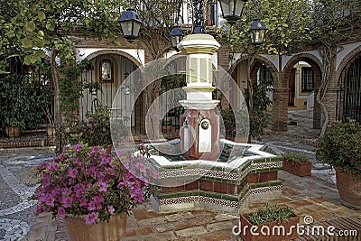 Andalusian Patio Royalty Free Stock Photos - Image: 33131168
