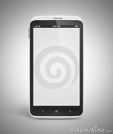 Android Mobile Phone With Blank Screen Royalty Free Stock Photo - Image ...
