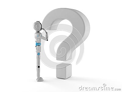 Android With Question Mark Royalty-Free Stock Photography ...