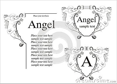 Angel Frame Royalty Free Stock Images - Image: 5752049