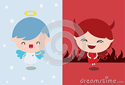 Angel Vs Devil Stock Photos - Image: 21562873