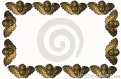 Angels Border Royalty Free Stock Images - Image: 1190629