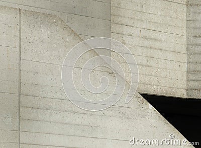 Angled Cast Concrete Textured Abstract With Sloping Surfaces Royalty ...