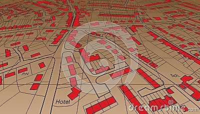 Angled Map Vector Illustration | CartoonDealer.com #15544104