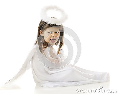 Angry Angel Royalty-Free Stock Image | CartoonDealer.com #22306708