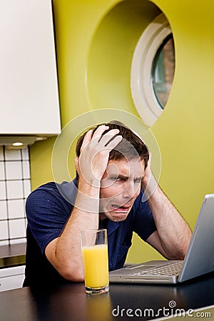 Angry Computer User Royalty Free Stock Image - Image: 3228836
