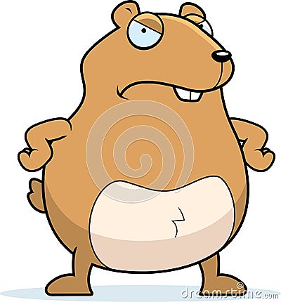 Angry Hamster stock vector. Illustration of animal, gerbil - 15715399