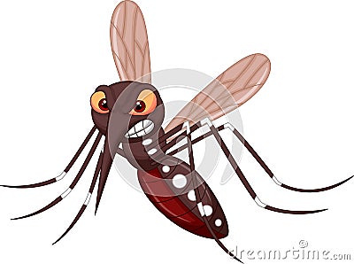 Angry Mosquito Cartoon Royalty Free Stock Photography - Image: 36398607