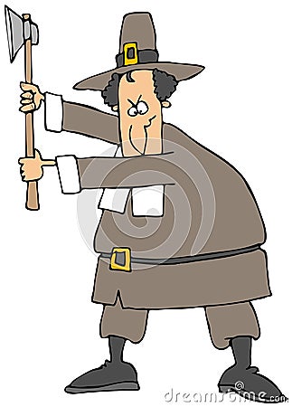 Angry Pilgrim Royalty Free Stock Photo - Image: 7104935
