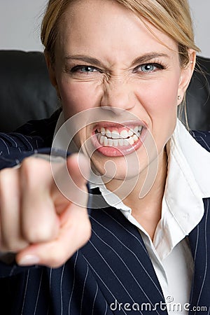 Angry Pointing Person Royalty Free Stock Image - Image: 9185236