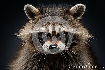 Angry Raccoon Isolated On A Transparent Background. AI Royalty-Free ...