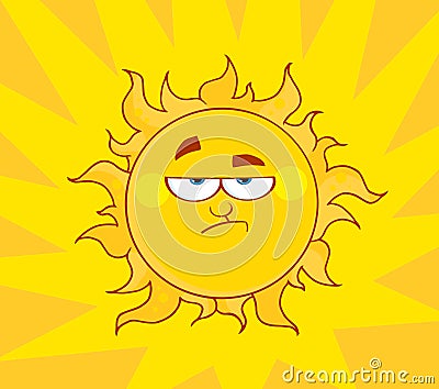 Angry Sun Stock Photography - Image: 18624992