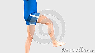 Angular Movement of Knee Joint Stock Footage - Video of movement ...