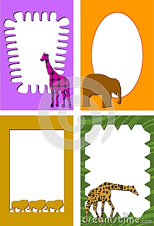 Animal Frames Royalty Free Stock Photography - Image: 2447547