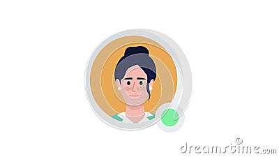 Animated Avatar Loader Error Icon Stock Video - Video of badge ...