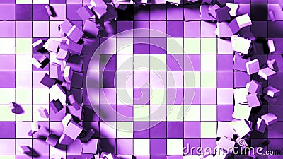 Animated Background with Collapsing Squares. Design. Collapsing Main ...