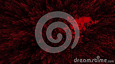 Animated Background of Red Color Particle Explosion Stock Video - Video ...