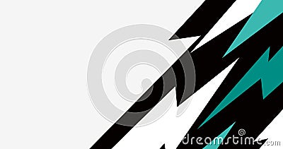 Animated Blue and Black Lightning Lightning Background in the Corner of ...